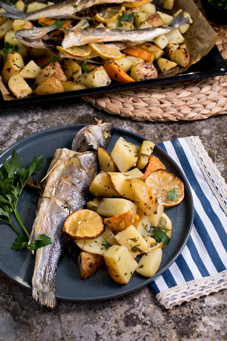 Brancin iz pečice na mariniranem krompirju - Midva Kuhava