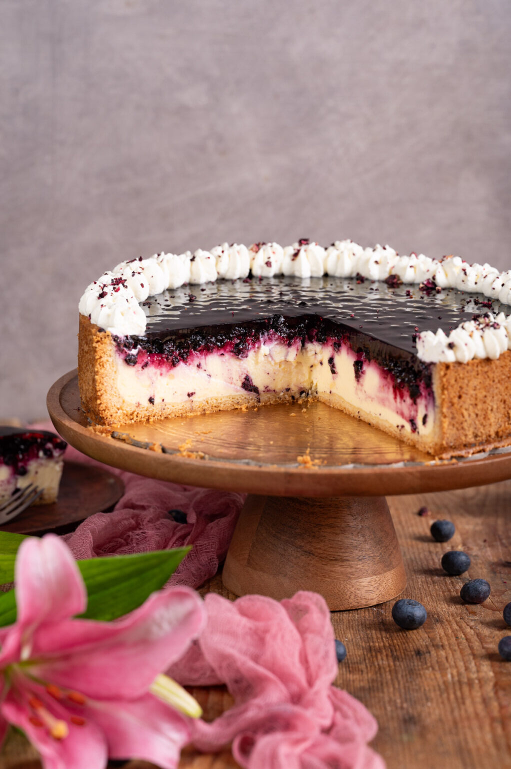 Torta borovničeva mileramka - Midva Kuhava